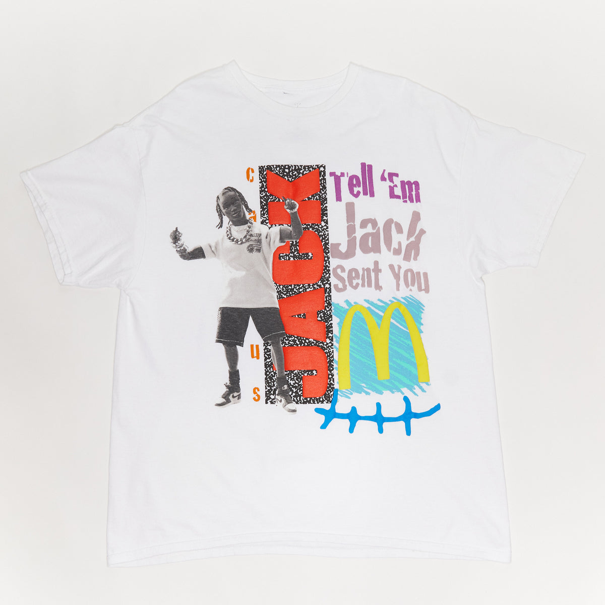 Travis Scott Cactus Jack McDonalds T-Shirt – Closet Tours